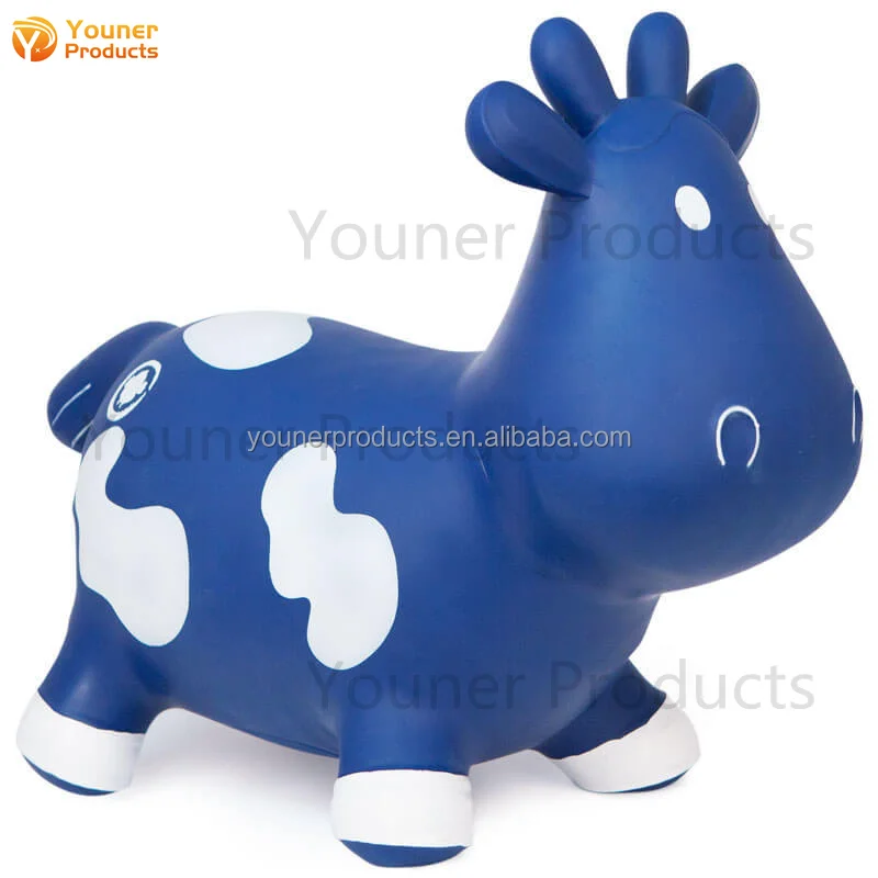 Milk Cow Jumping Bouncy Animal Bouncy Hopper Inflatable Jumping Animal ...