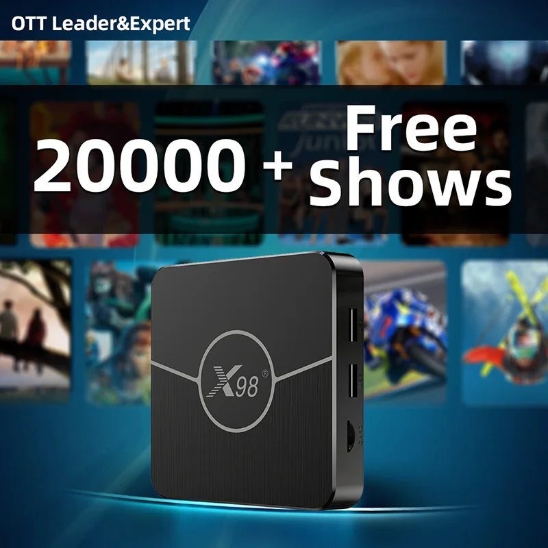 X98 Plus Amlogic S905w2 Tv Box Android 11 Dual Band Wifi 100lan 4k Tv ...