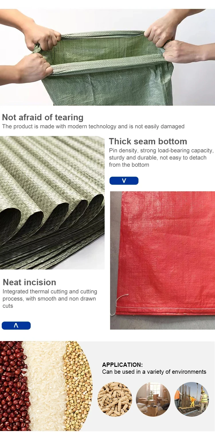 Factory Direct Sales Good Price Woven Sacks Custom Large Size Plastic ...