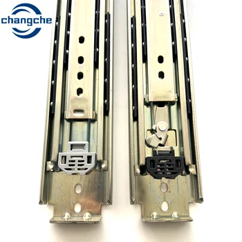 Heavy Duty 76mm Locking Drawer Draw Slides Glide Rails Industrial ...