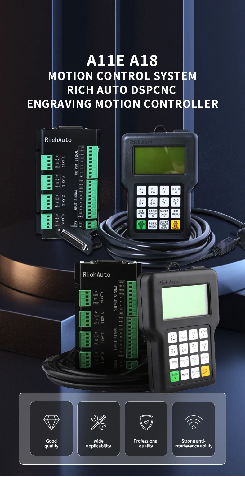 A18 A11E CNC Controller Kit Includes CNC Driver Card+Connect Cables+ ...