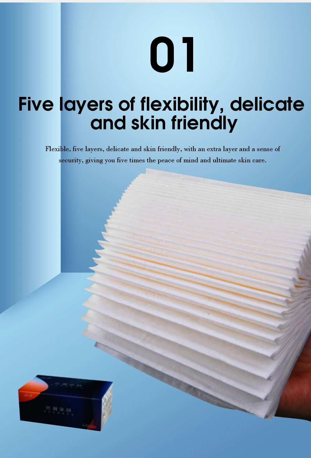 China Factory Direct Sale Premium Quality Z-Fold Soft Pack Facial ...