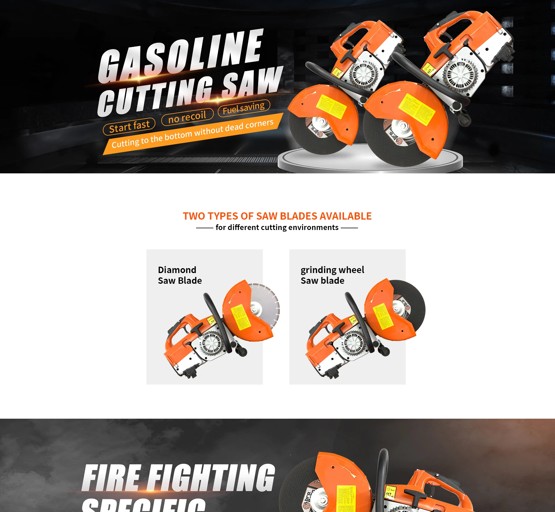 Ehs350c Internal Combustion Rescue Toothless Saw Firefighting ...