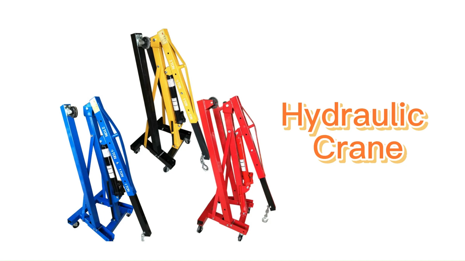 Heavy Duty 2 Ton Engine Crane Stand Hoist Lift Jack Repair Workshop ...