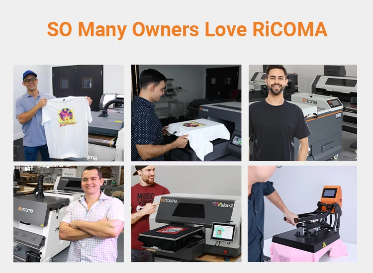Ricoma High-Speed DTF Printer 60cm T-Shirt Printing Machine Complete ...