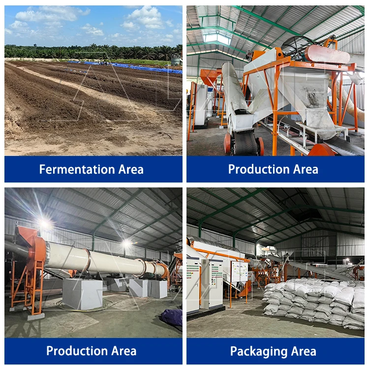 Lane Palm Oil Residue Making Organic Fertilizer Machine Organic ...