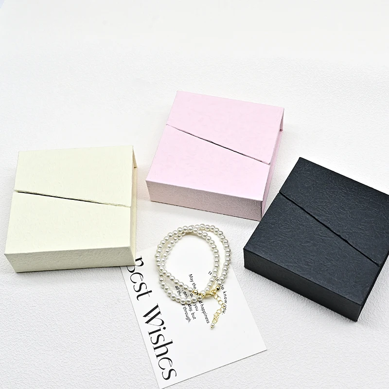 Custom New Design Paper Cardboard Double Open Necklace Bangle Bracelet ...