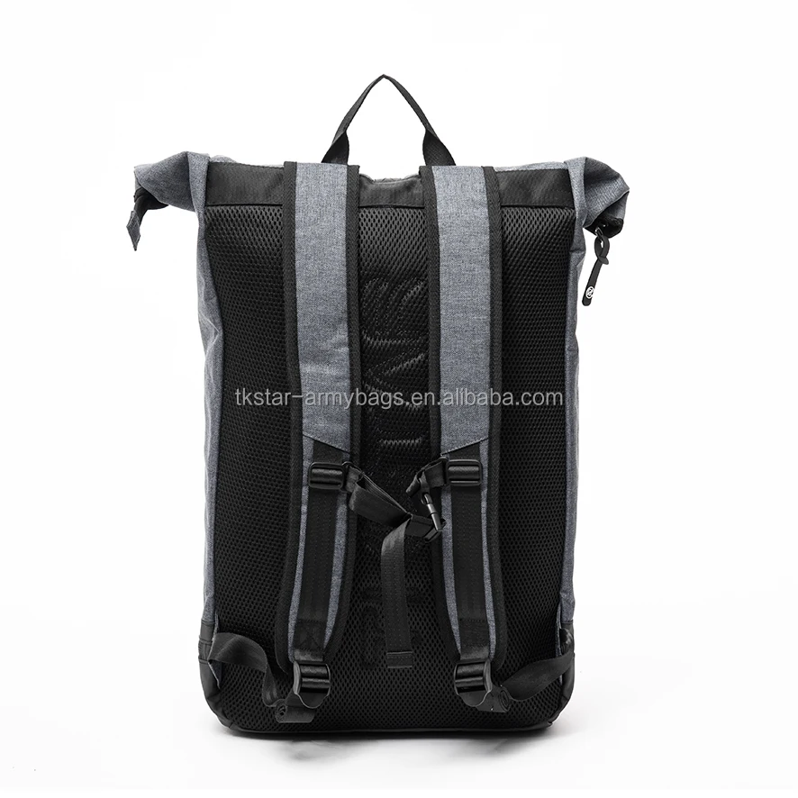 Ergonomics Black Nylon Laptop Backpack Business Travel Shoulder Bag ...