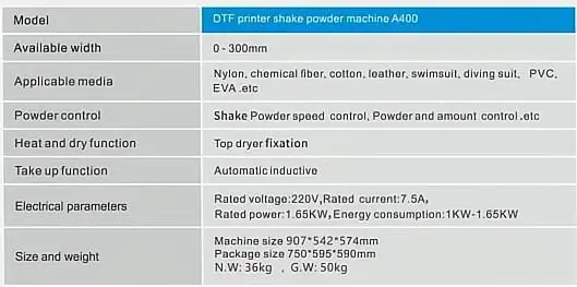 엡손 프린트 헤드 디지털 섬유 인쇄 파우더 흔들기 포함 A3 Dtf 프린터 미니 화이트 잉크 Buy A3 Dtf 디지털 섬유 인쇄 기계엡손 인쇄 머리를 가진 A3