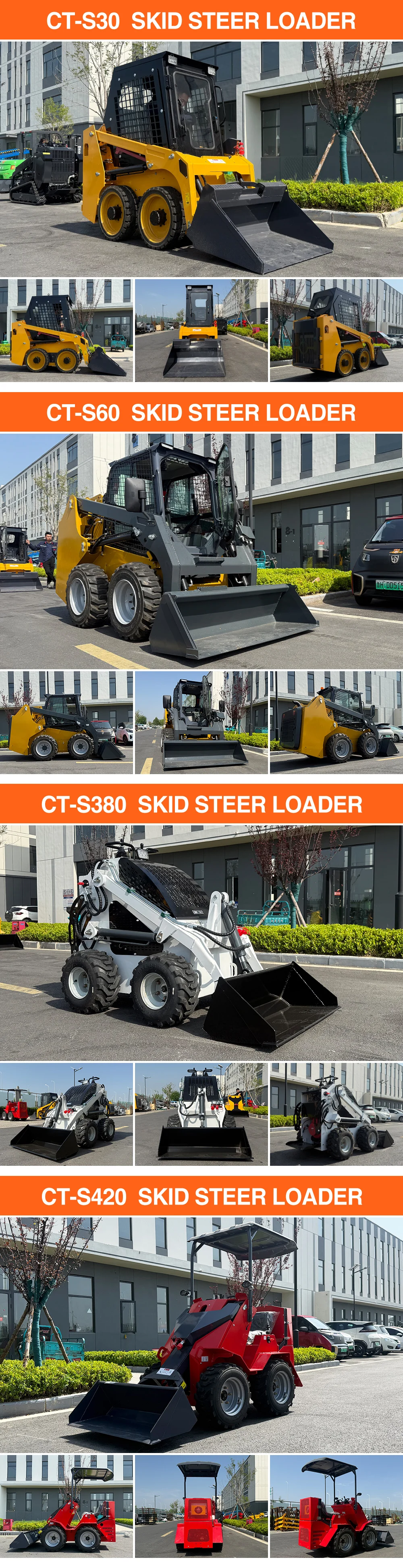 Spot Factory Mini Loader - Diesel Backhoe Loader with EPA Engine