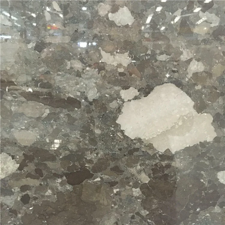Polished Chinese Grey Limestone Slab Angola Grey Marble Slab For ...