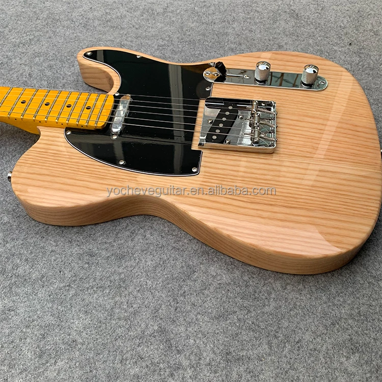 Factory Wholesale Popular Maple Neck Natural Right Hand Cutaway 6 ...
