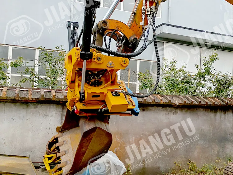 JT 3 Ton Hydraulic Quick Hitch Tilt Rotator for Mini Excavator