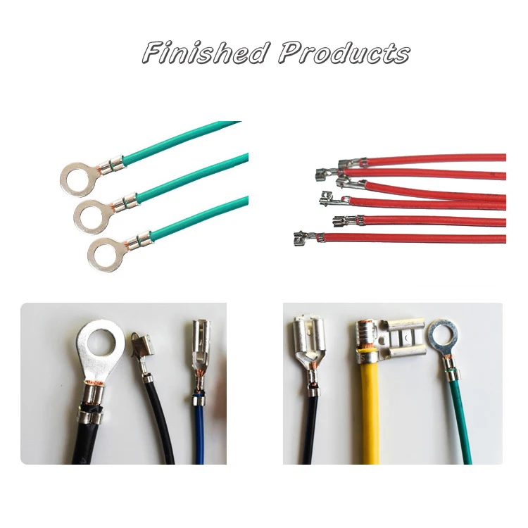 Universal Wire Stripping Terminal Crimping Machine for Vertical Feeding ...