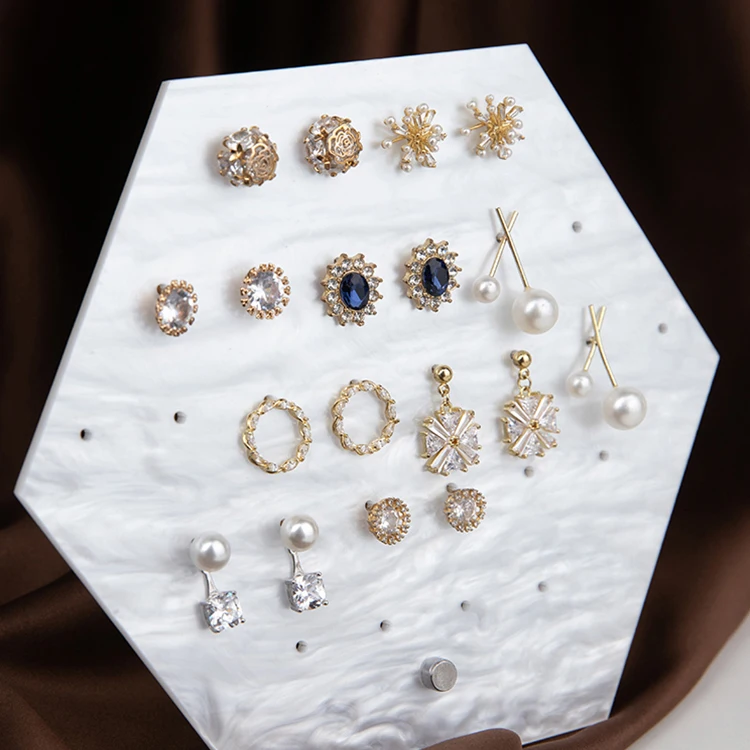 Ins Style Acrylic Earring Display Jewelry Store Creative Earrings ...