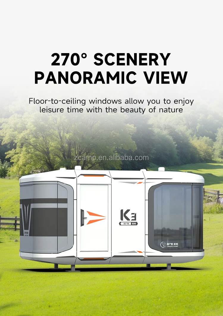 Zcamp New K3 Luxury Mobile Tiny House - Eco Friendly