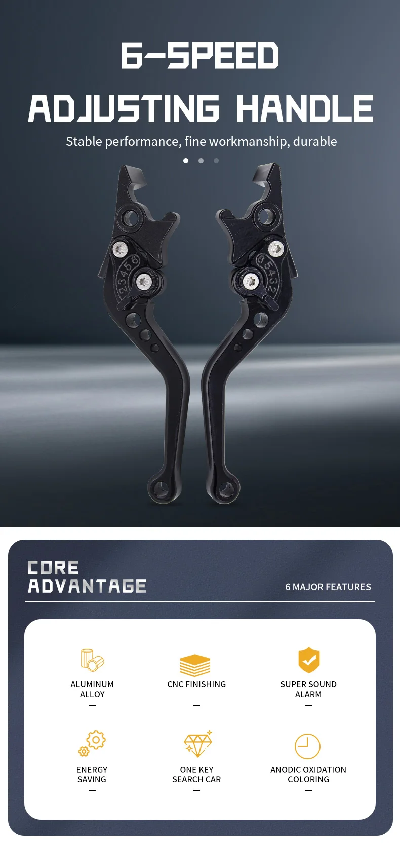 High Quality Aluminum Motorcycle Brake Handle CNC Motorcycle Clutch ...