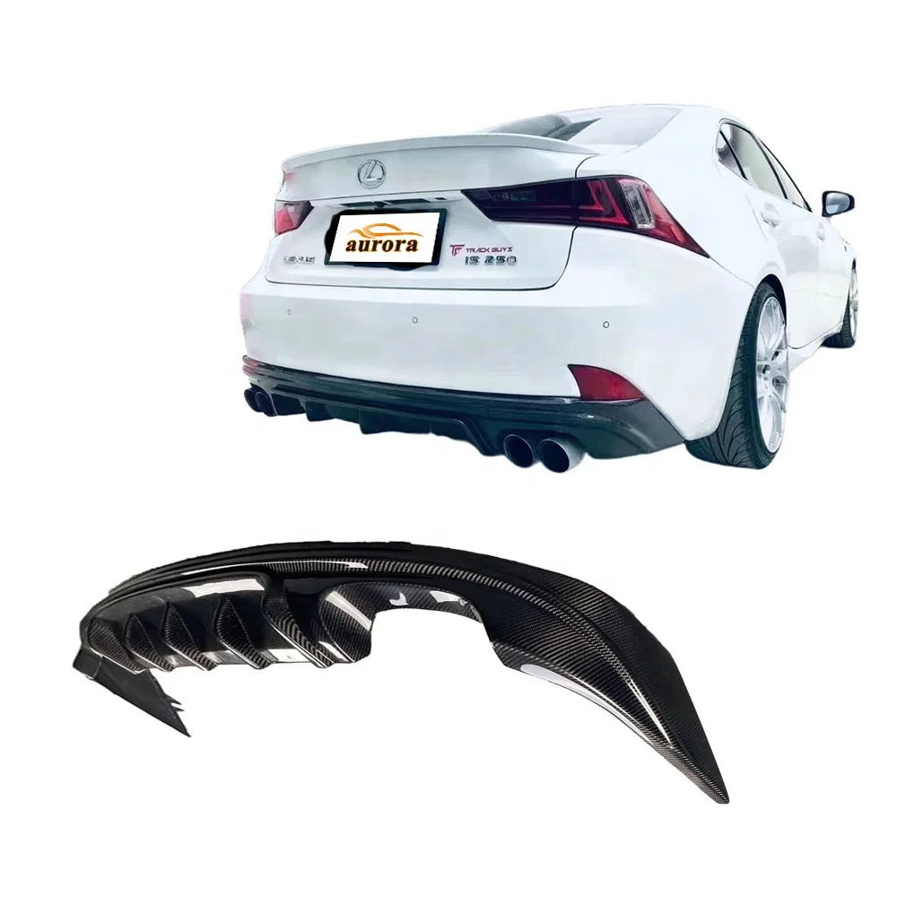 Dry carbon fiber body kit car bumper rear diffuser suitable for Lexus ...