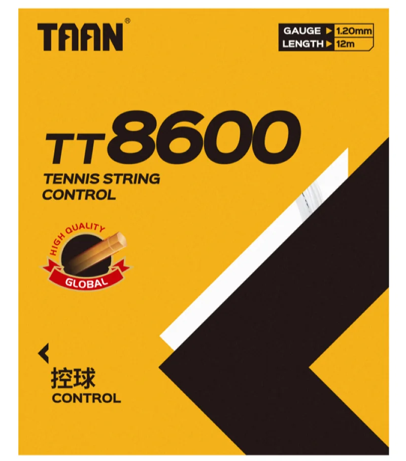 TAAN TT8600 Tennis Racket Strings - High Quality 12m Poly Nylon