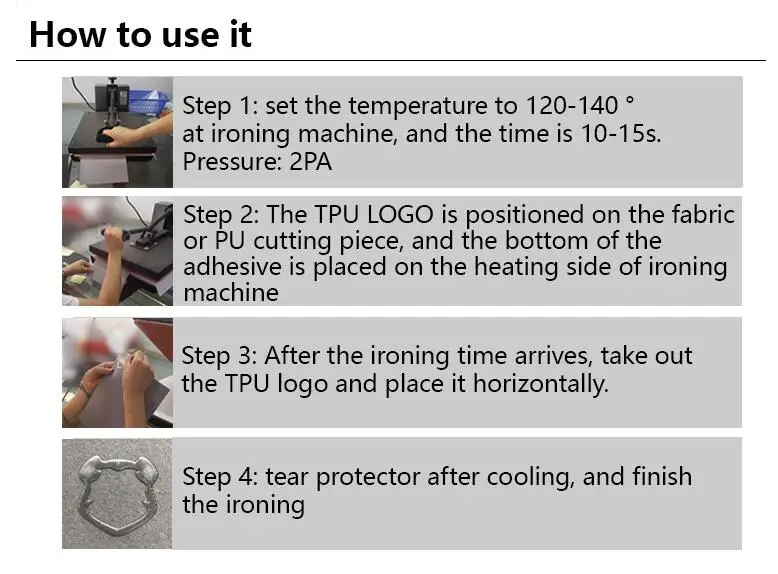 Durable TPU Heat Transfer Patches - Eco-Friendly & Versatile