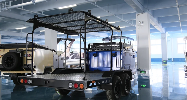 Extendable Huge Store Space Camping Trailer Tool Box