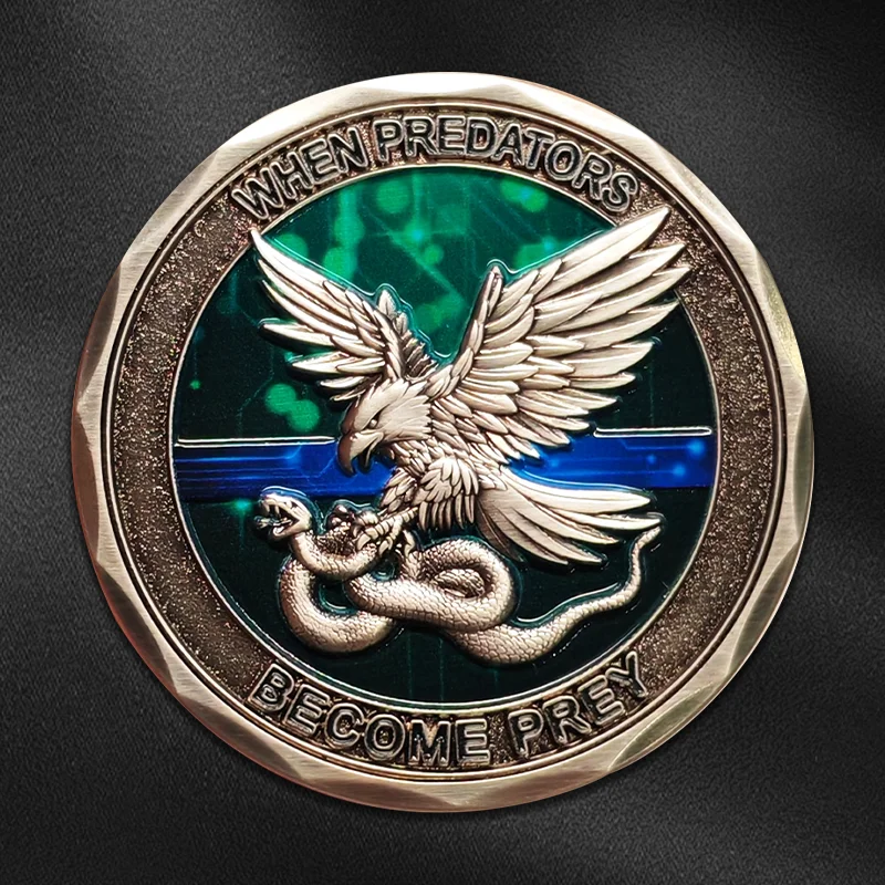 Custom 3D Challenge Coin 3mm 4mm Thickness Antique Plating 50mm Zinc ...
