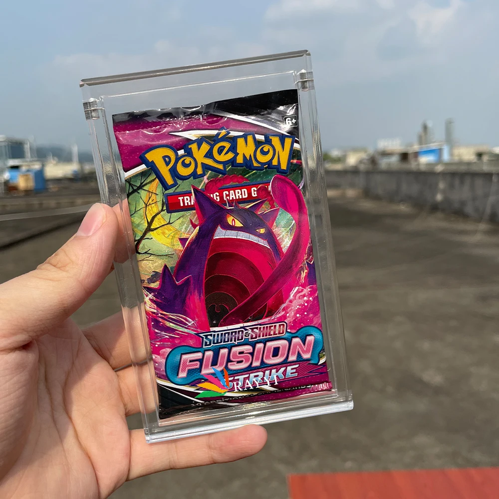 RAY YI Portable Perspex Pokemon Booster Pack Frame Durable Acrylic ...