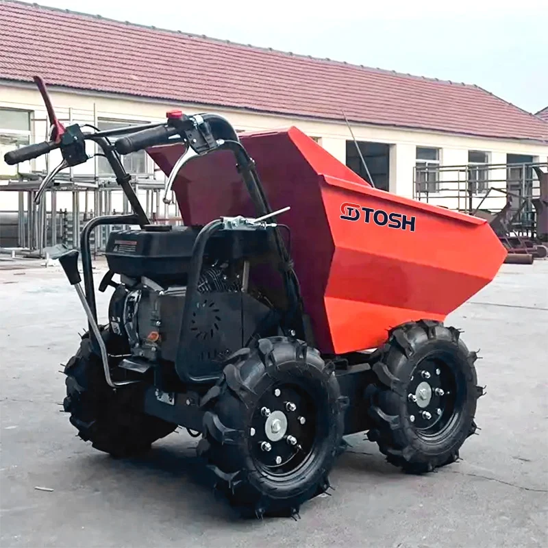 TOSH All Terrain Mini Dumper 4Wd Gas Engine Power Mini Dumper Tyres ...
