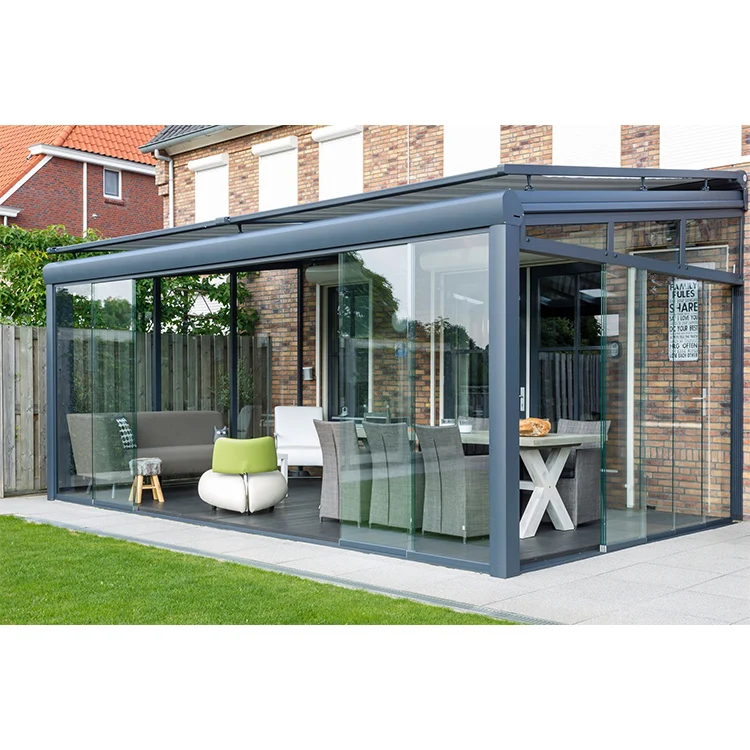 Alibaba.com: Prefab Four Season Room with Modern Aluminum Glass Design ...