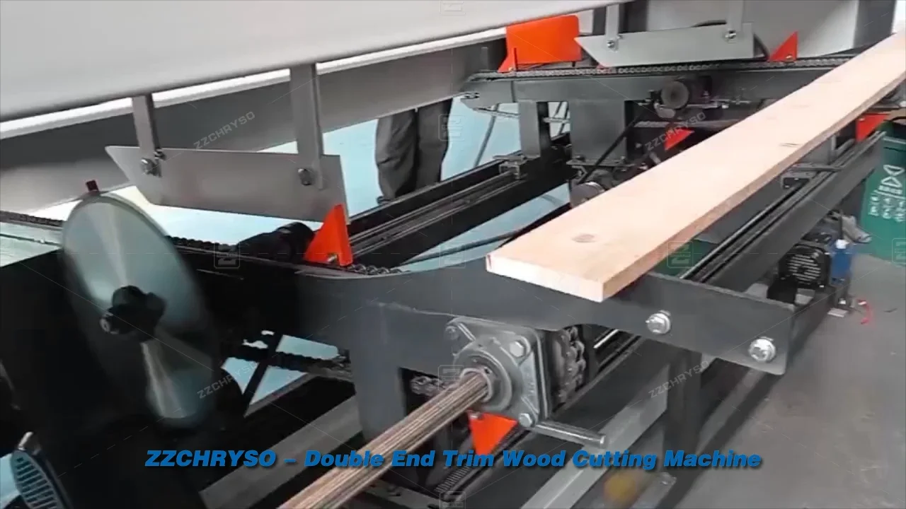 Wood Pallet Lumber Cutting Saw Machine Double End Trim Saw - Buy Edge ...
