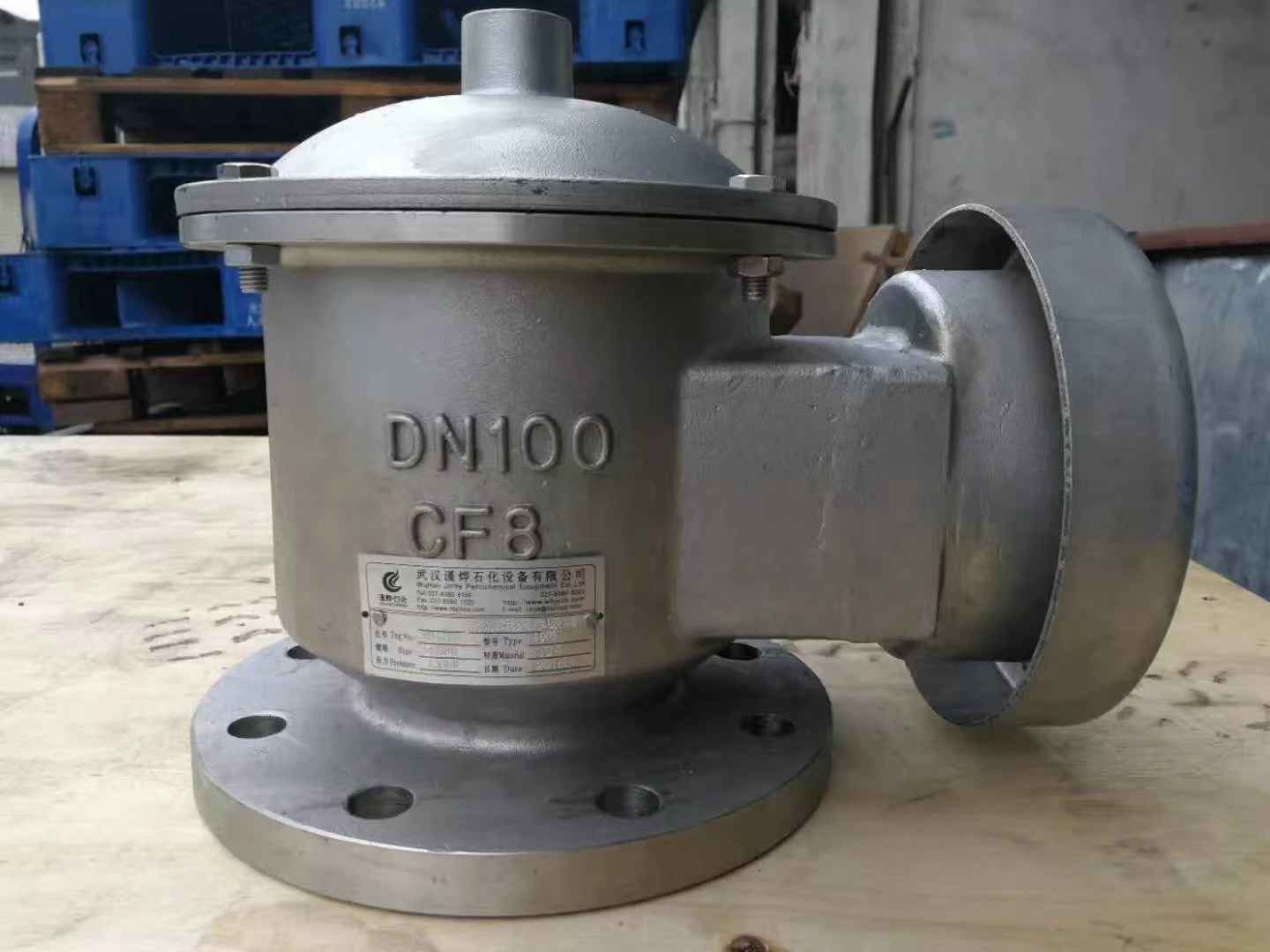 Stainless Steel Anti-Freezing Flame Arrester Breather Valve Oil & Gas Storage Tank Pressure ...