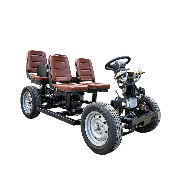 Mini EV 4 Wheel - Heavy Duty Electric Car Chassis Kit