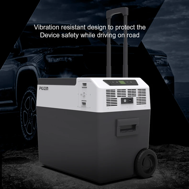 Small Car Fridge 12V 24V Portable Car Refrigerator 30L Compressor Truck ...