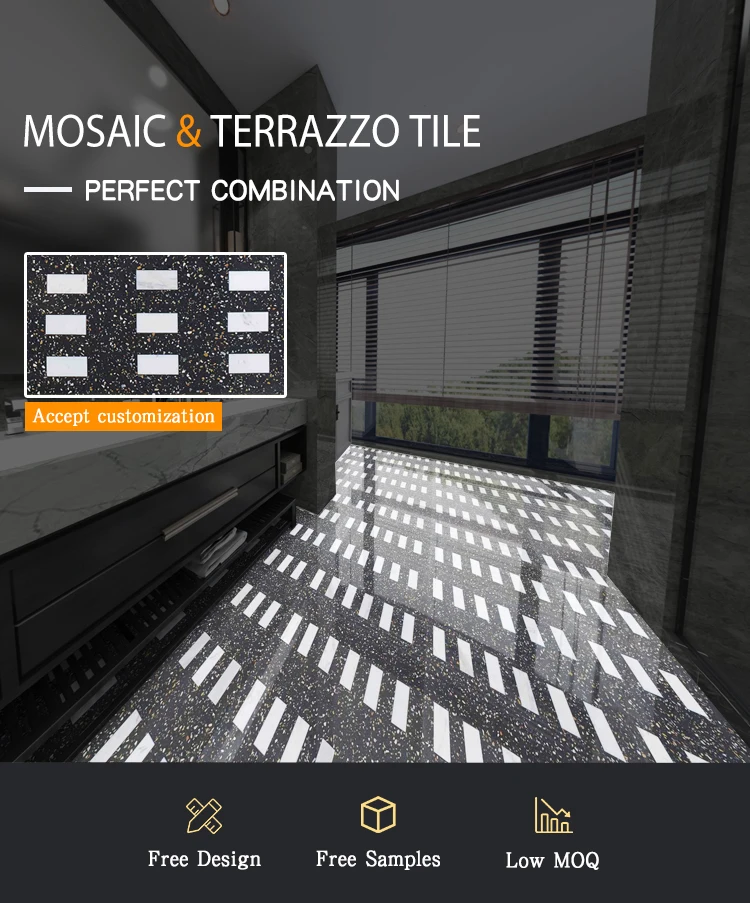 Artificial Stone Exterior Wall Polished Terrazzo Stone Floor Tile - Buy ...