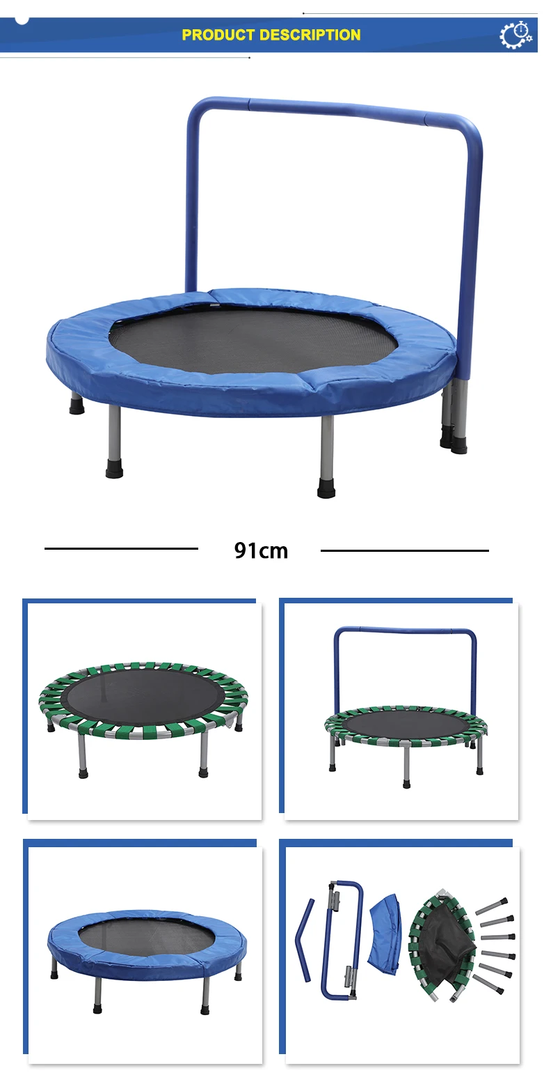Zoshine Springless Safety Trampoline Kids For Fun Home Park Indoor ...