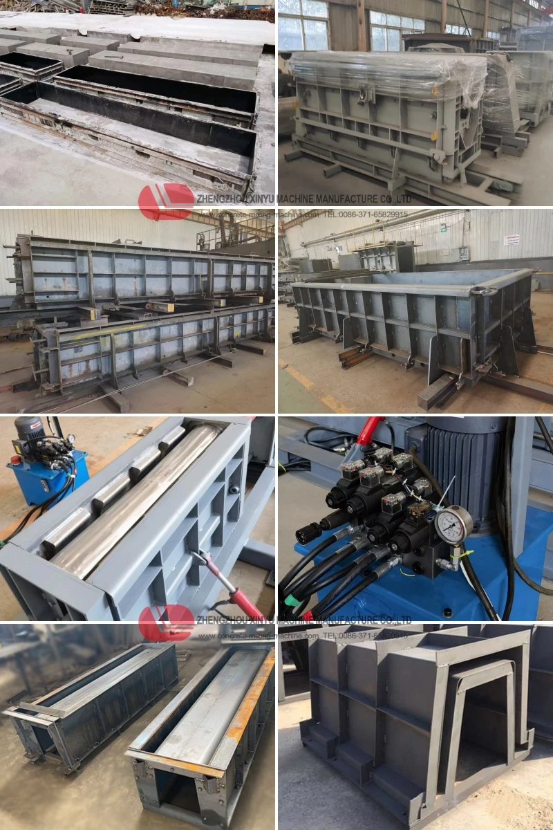 Concrete U Type Mould Precast Drain Ditch Mold Concrete U Shaped ...