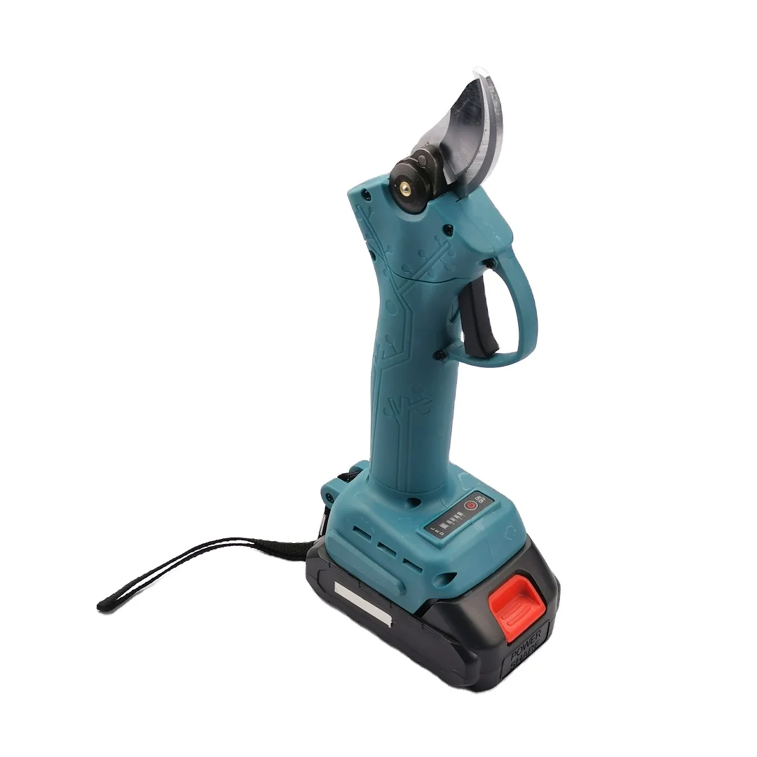 30mm 21v Progressive Cordless Electric Pruning Shears Handheld Lithium ...