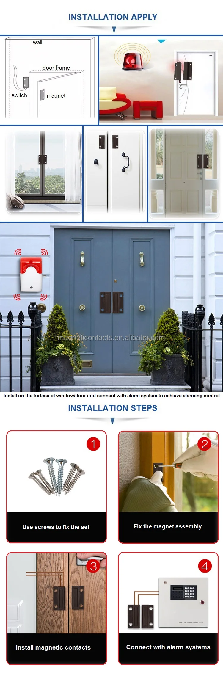 Wholesale Hot Selling Magnetic Reed Switches with Tamper Alarm