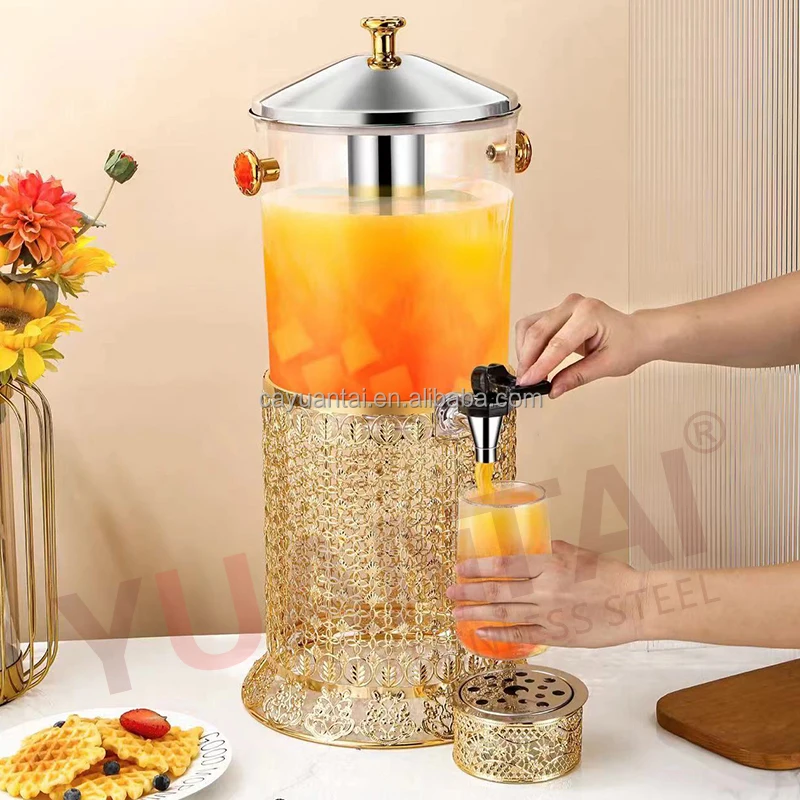 Luxury Wedding Beverage Dispenser | Stainless Steel Cold Drink ...