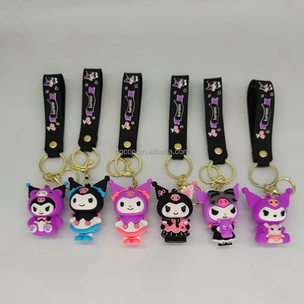58 Design Factory Wholesale Japanese Cute Melody Sanrioes Keychain 3d Pvc Rubber Key Chain ...