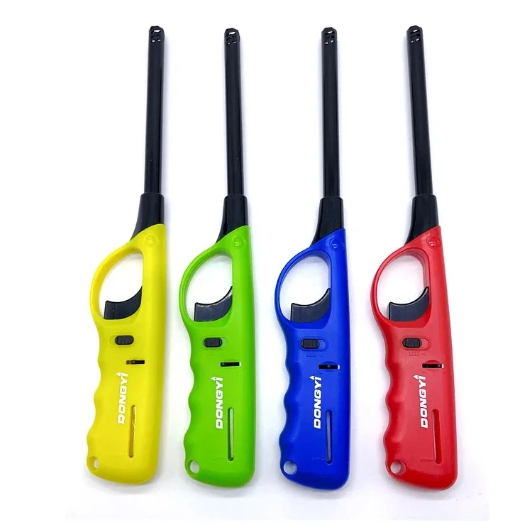 ISO 9994 Quality Butane Gas Lighter Refillable BBQ Lighter Cooking ...