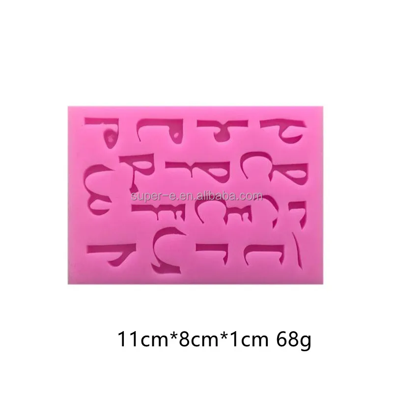 New Custom Silicone Molds Arabic Alphabet Letters Numbers Shape ...