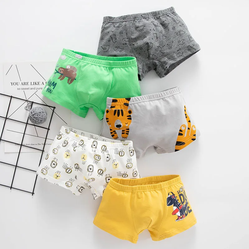 Children Underwear Kids Boxer Shorts Cartoon Print Brief Children ...