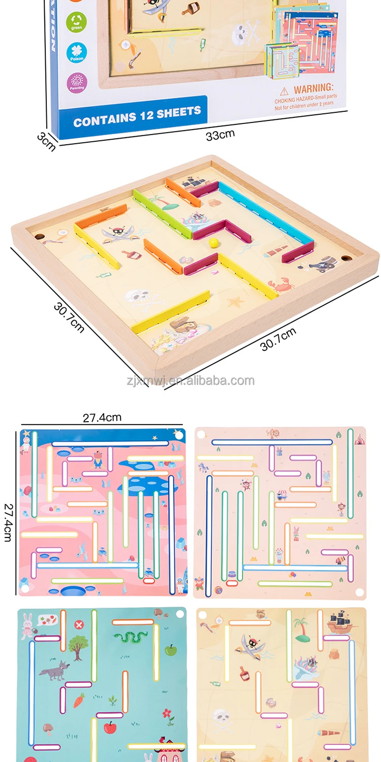 Early Educational Kid Logical Thinking Exercise Other Montessori Toy ...