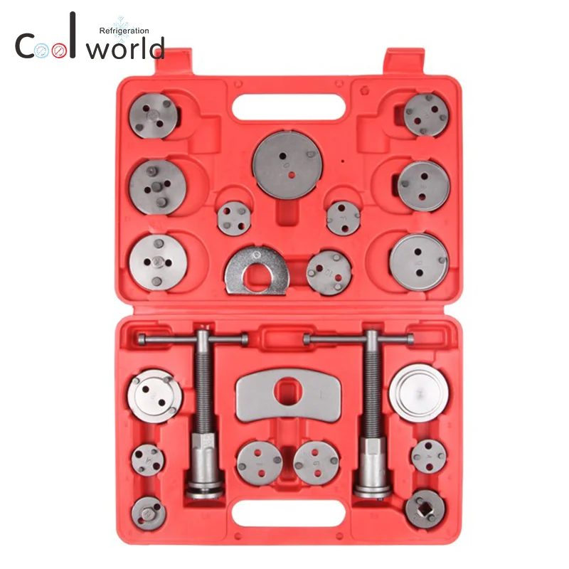 22pc Universal Disc Brake Caliper Piston Wind Back Tool Kit