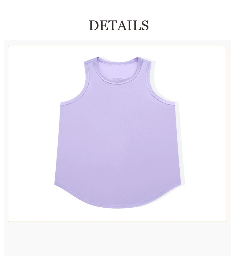 Summer Sublimation Blank Singlets 120gsm Polyester Cotton Feel Pastel ...