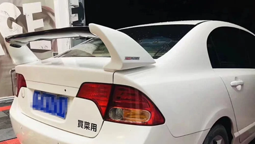 Factory Design & Produce Abs Made Fd2 Style Rear Spoiler (3/4 Sections ...