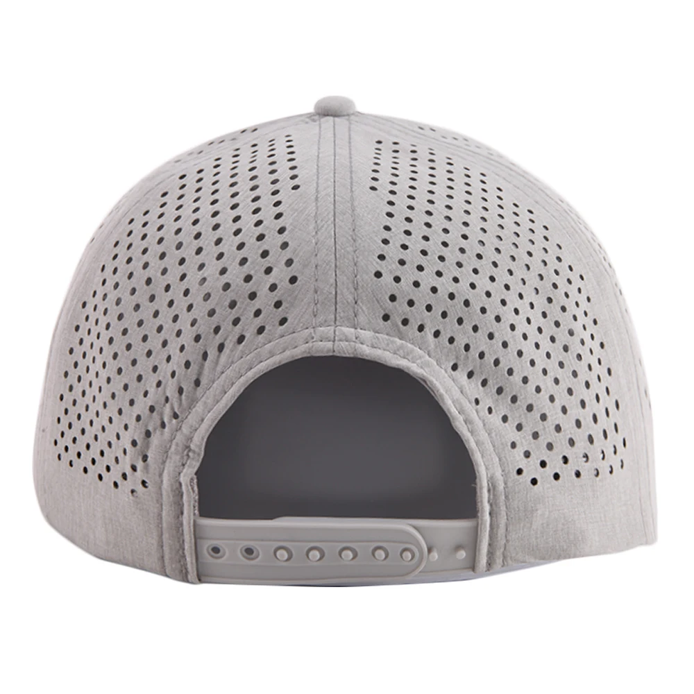 Custom 5 Panel Embroidery Logo Perforated Laser Cutting Hole Drilled ...