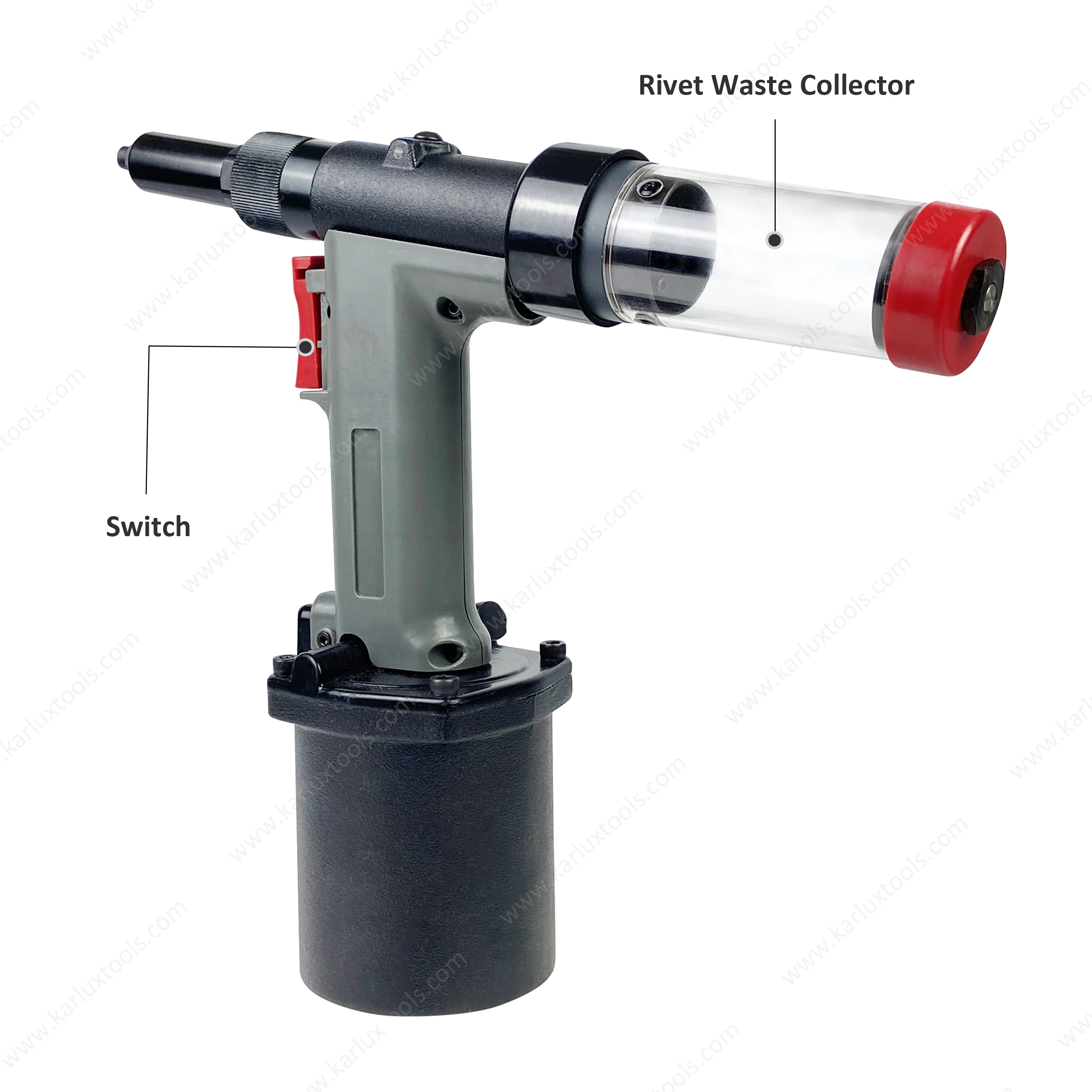 3.2/4.0/4.8mm Vacuum Professional Pneumatic Riveting Gun Air Rivet Nut ...