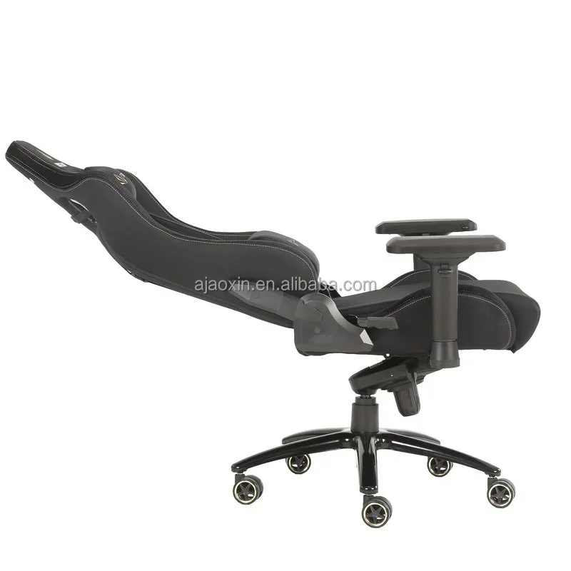 Luxury Colombia Alcantara Material Silla Gaming Desk Pc Grey Chair ...
